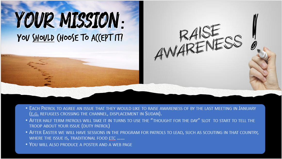 Raising Awareness – 1st Hartford Scout Group